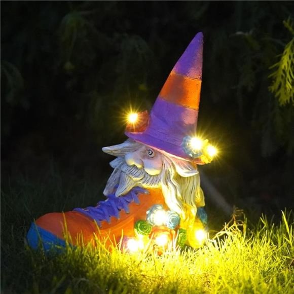 Accents | Garden Gnomes In Shoe Statues Solar Gnomes Decor | Poshmark